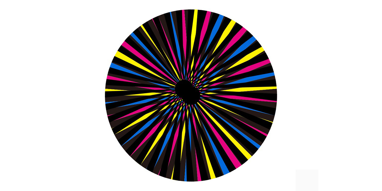 SONIC BOOM'S SPECTRUM "op-art" sleeve on screen